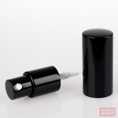 18/400 Shiny Black Atomiser with Overcap