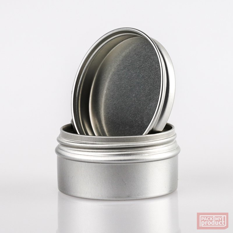 15ml Brushed Aluminium Seamless Tin